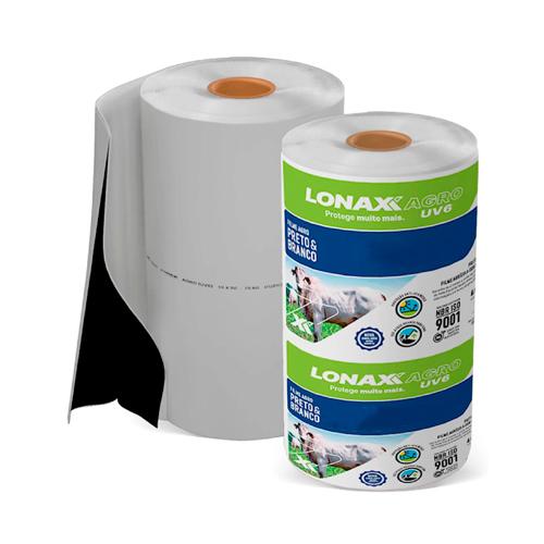 LONA PRETA BRANCA 8 X 050M 60KG LONAX