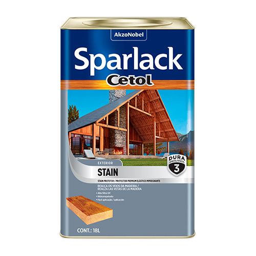 STAIN CETOL ACETINADO 18L NATURAL SPARLACK