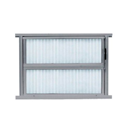 JANELA BASCULANTE ALUMINIO 2F 50 X 50CM ALUMASA