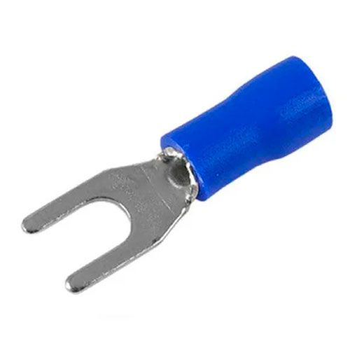 TERMINAL GARFO M3 PRÉ ISOLADO NYLON 1,5-2,5MM² 27A AZUL 100UN DECORLUX