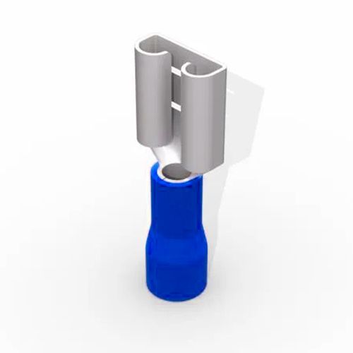 TERMINAL LUVA FÊMEA PRÉ ISOLADO NYLON 1,5-2,5MM² 15A AZUL 100UN DECORLUX