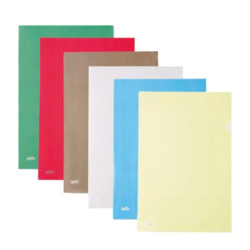 PASTA L A4 DELLOPLAST AZUL - PCT C/10 UN. DELLO