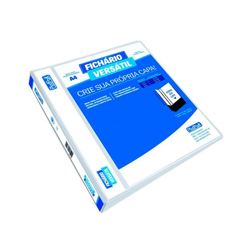 CADERNO ARGOLADO A4 VERSATIL BRANCO 4CM 2 ARGOLAS (CAPACIDADE 240 FLS ...