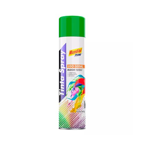 SPRAY USO GERAL VERDE ESCURO 400ML MUNDIAL PRIME
