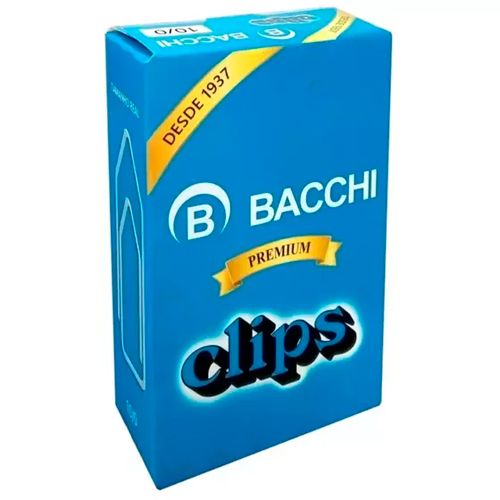 CLIPS ACO GALVANIZADO N 12/0 LL CX 12 UNID BACCHI