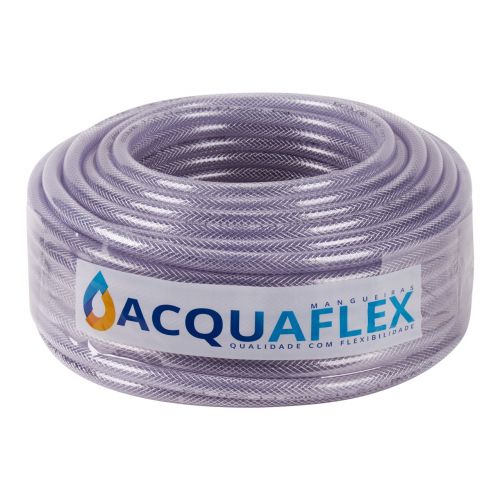 MANGUEIRA CRISTAL TRANCADA 1/2" 50 METROS PT200 ACQUAFLEX
