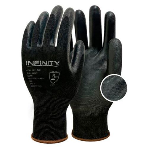 LUVA PU PRETA G INFINITY