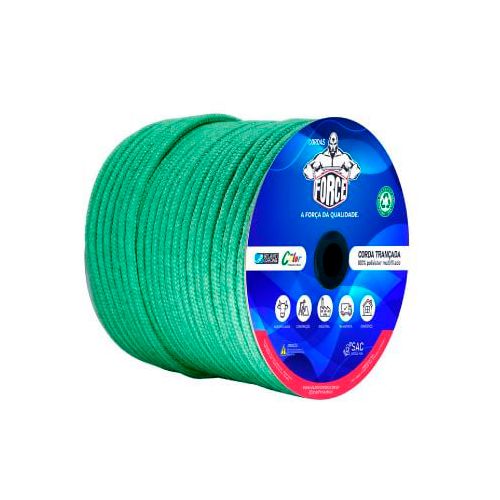 CORDA CARRETEL VERDE 10MM -+ 165M FORCE