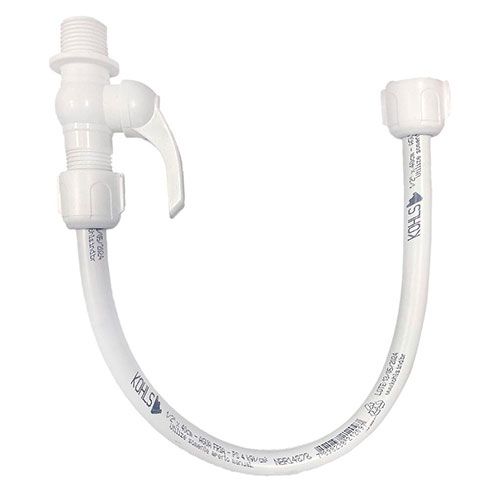 ENGATE FLEXIVEL BRANCO 60CM C/REGISTRO KOHLS